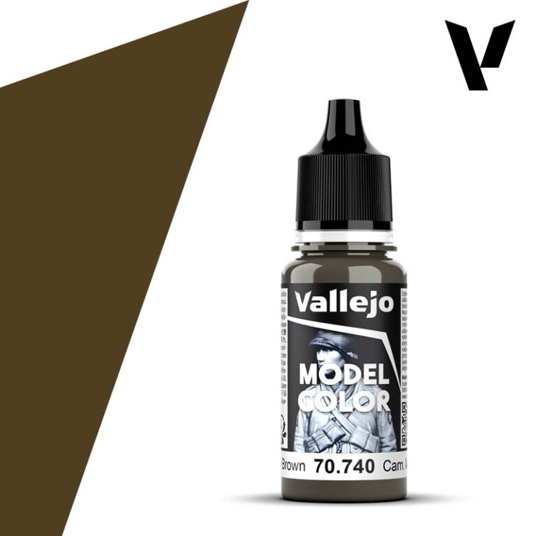 Vallejo Model Color 70740 Camouflage Middle Brown - Acrylic Paint